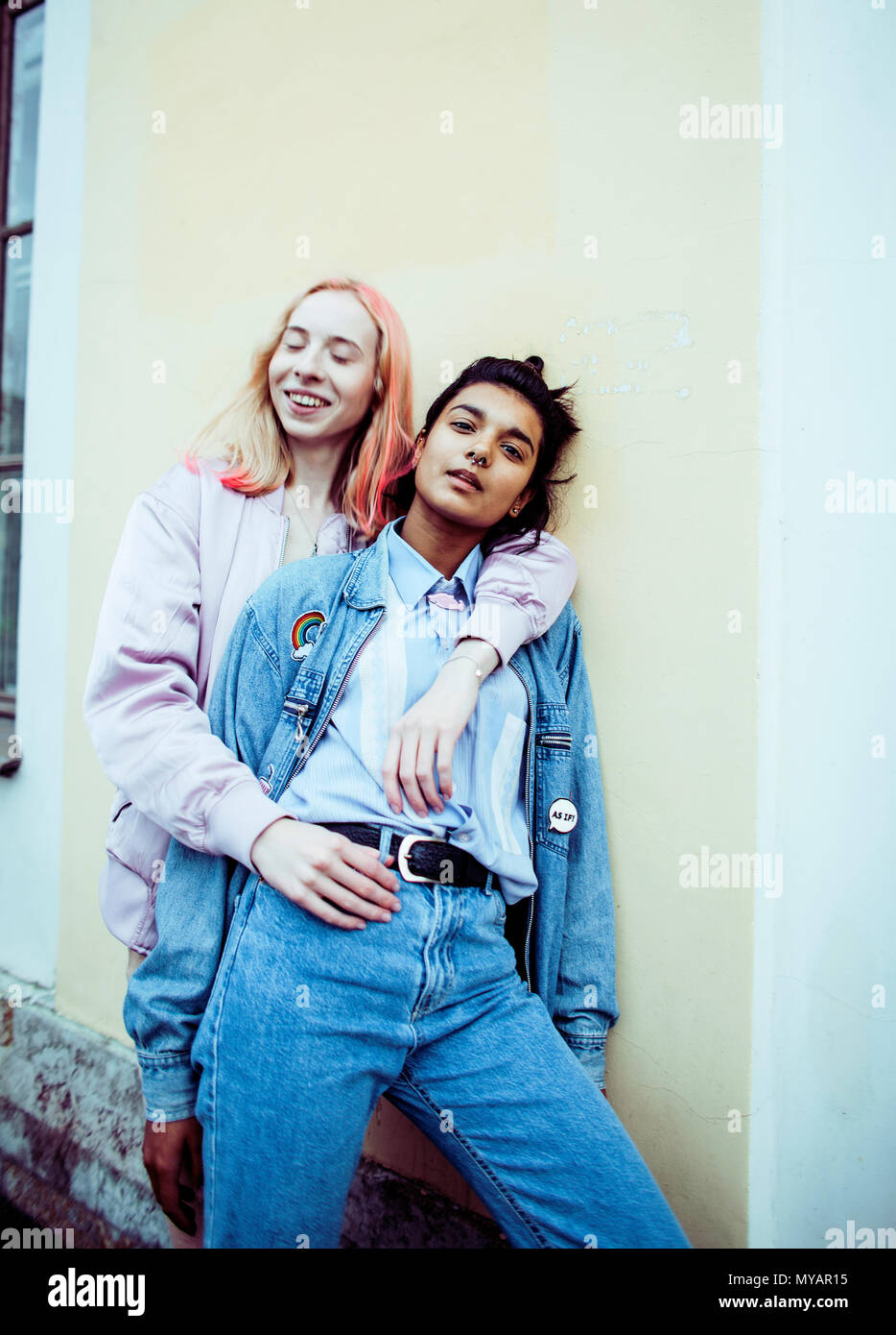 Female student infront of building hi-res stock photography and images ...