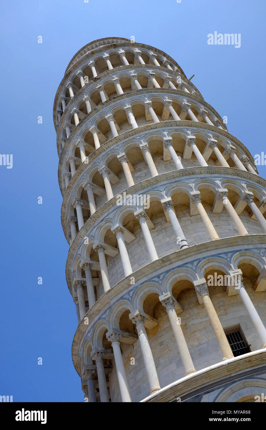 the leaning tower of pisa, tuscany, italy Stock Photo - Alamy