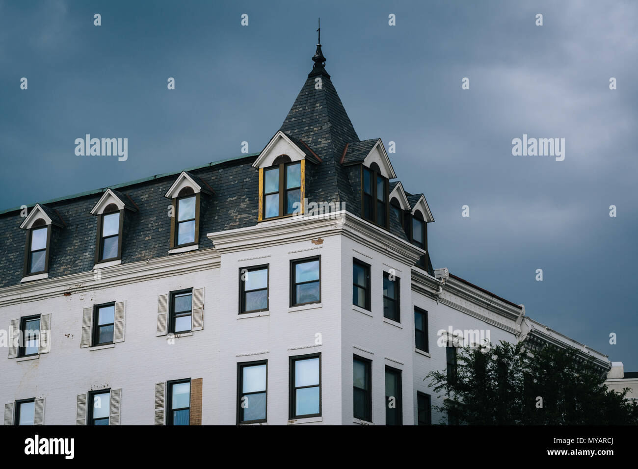 Historic building on Wisconsin Avenue, in Georgetown, Washington, DC ...