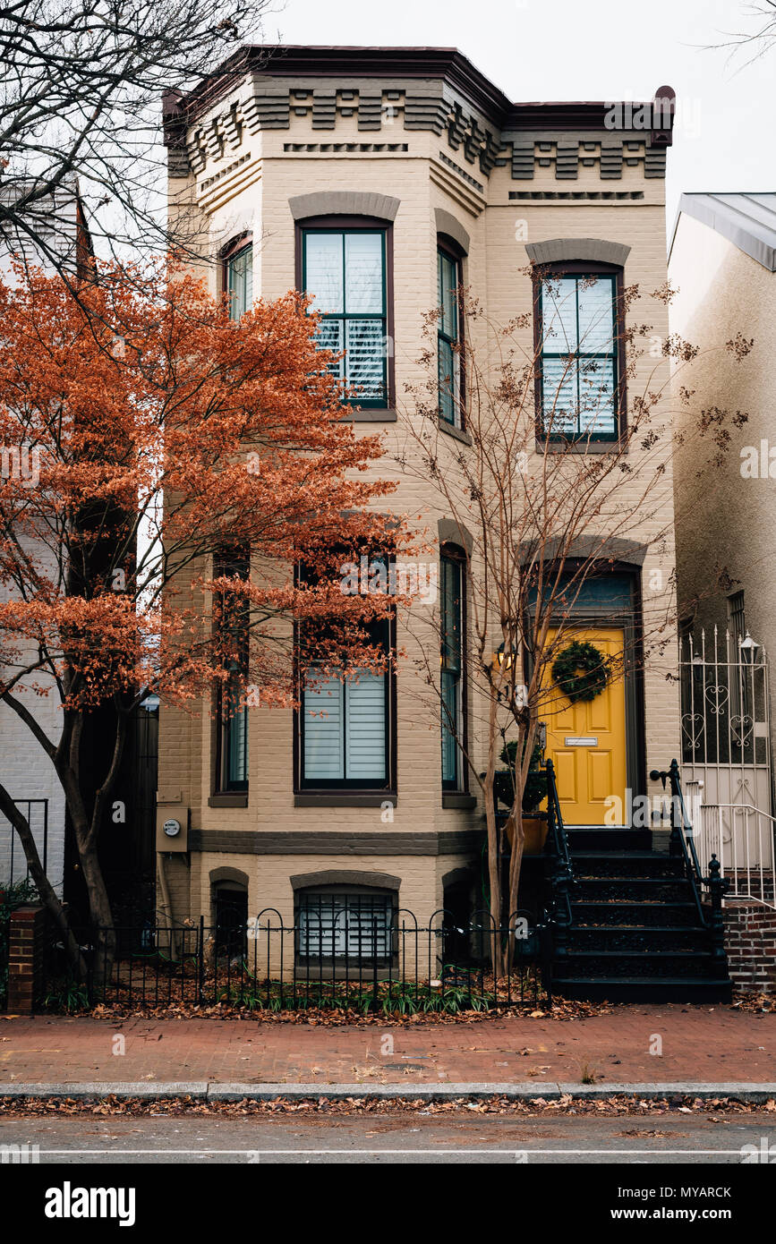 House in Capitol Hill, Washington, DC Stock Photo - Alamy
