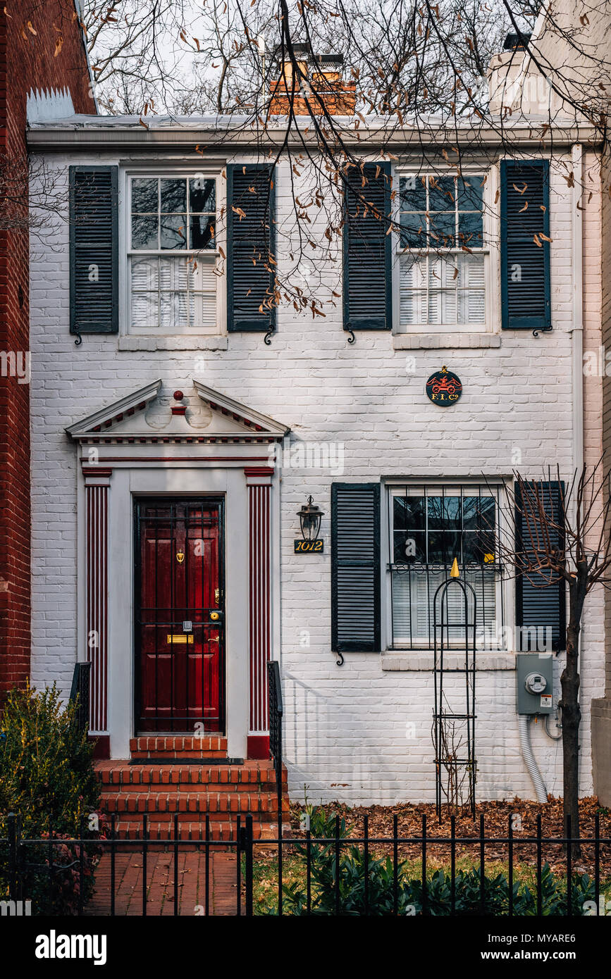 House in Capitol Hill, Washington, DC Stock Photo - Alamy