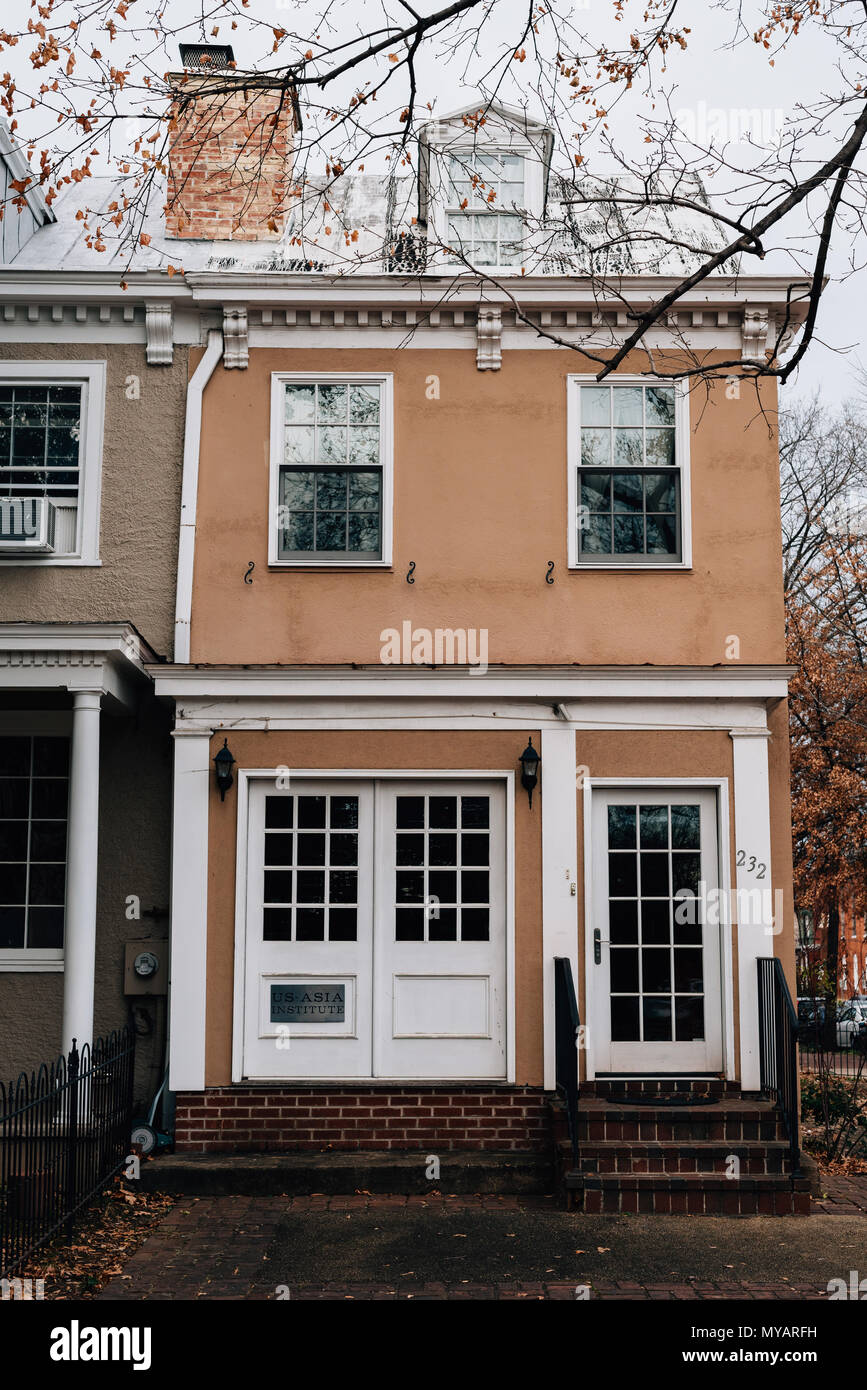 House in Capitol Hill, Washington, DC Stock Photo - Alamy