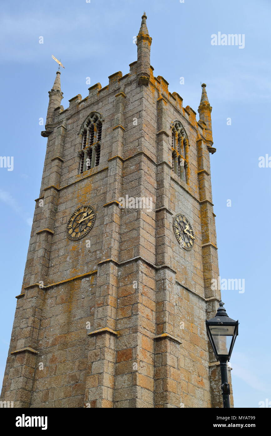 Parish church in St Ives, Cornwall, UK Stock Photo - Alamy