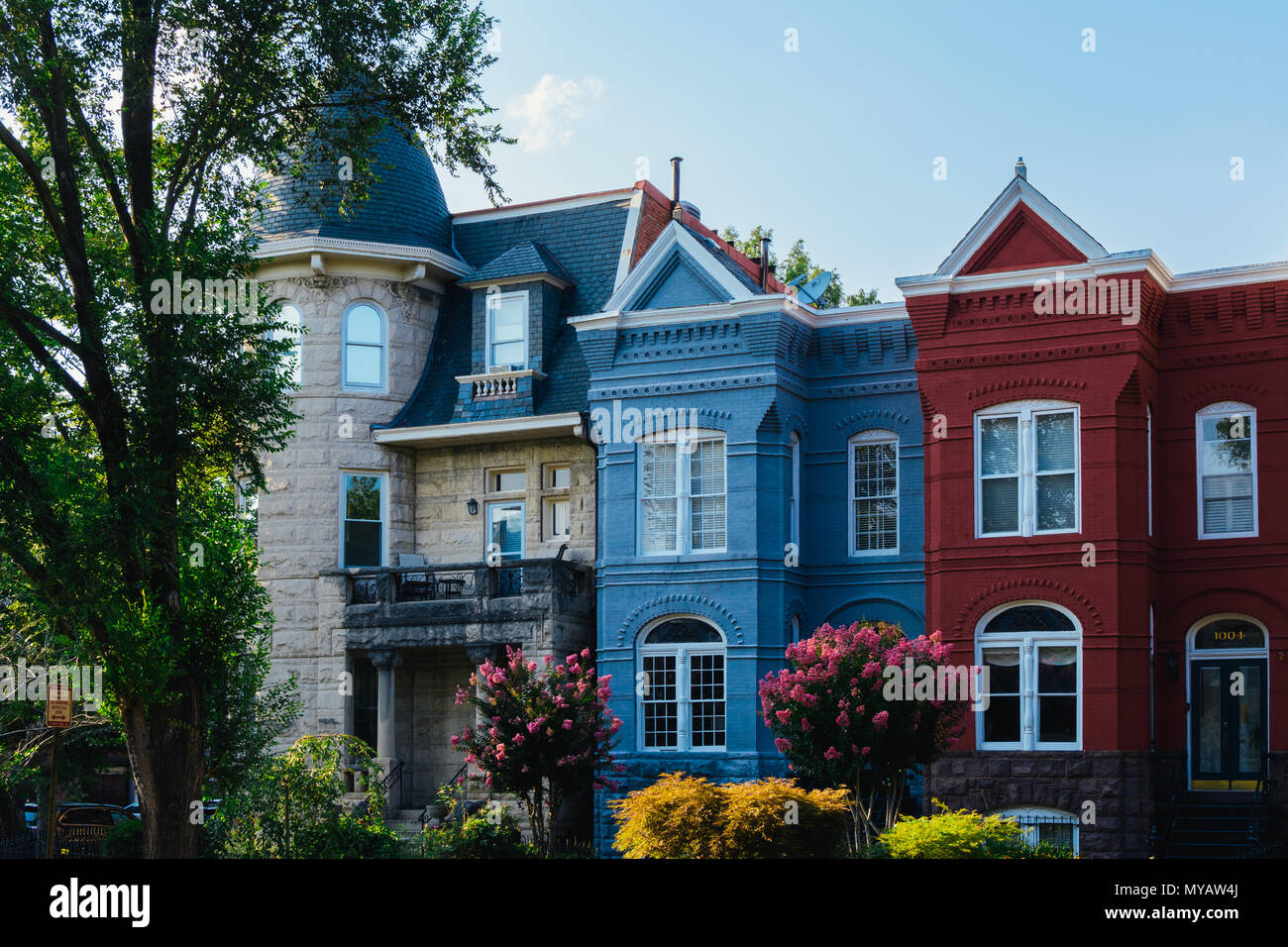 Houses in Capitol Hill, Washington, DC Stock Photo - Alamy