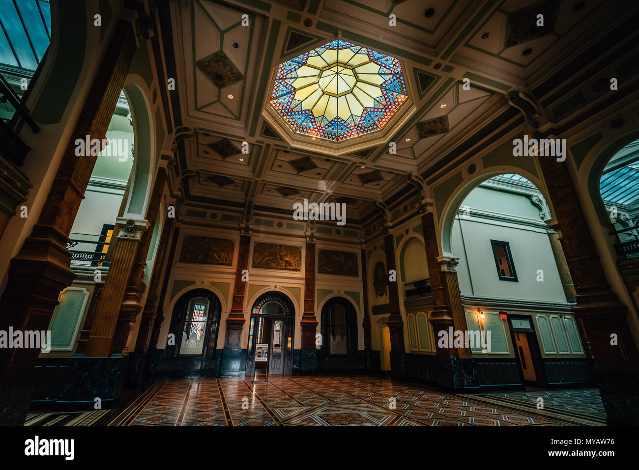 Interior architecture at the National Portrait Gallery, at the ...