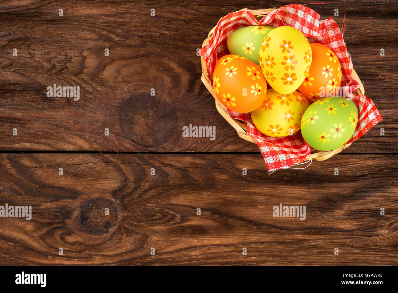 Easter basket filled plastic eggs hi-res stock photography and images ...