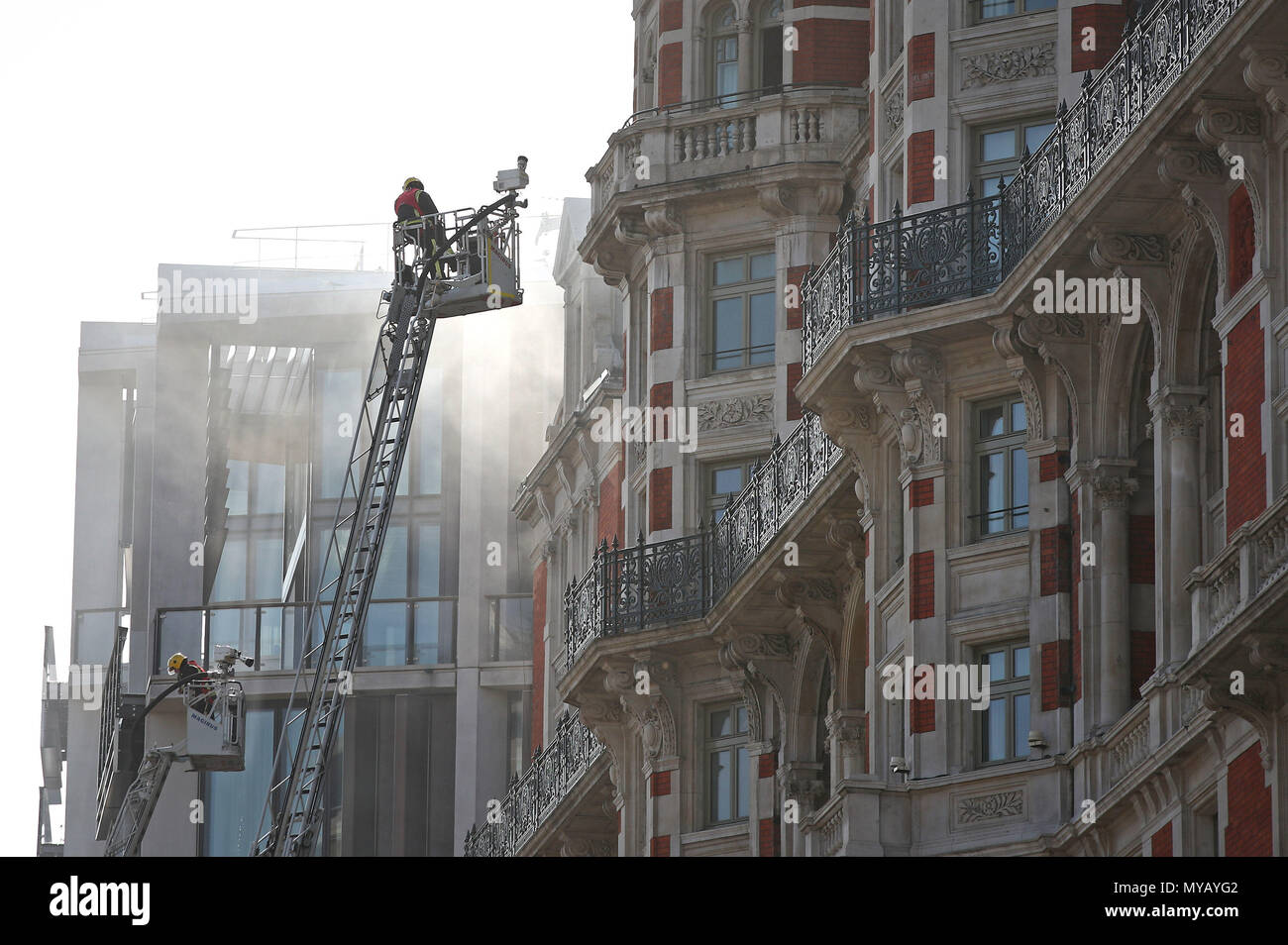 Firefighters mandarin oriental hotel hi-res stock photography and ...