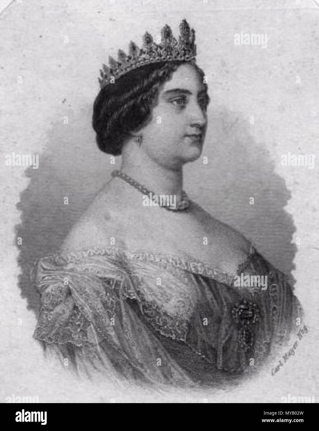 . English: Augusta Caroline Grand Duchess of Mecklenburg-Strelitz ...