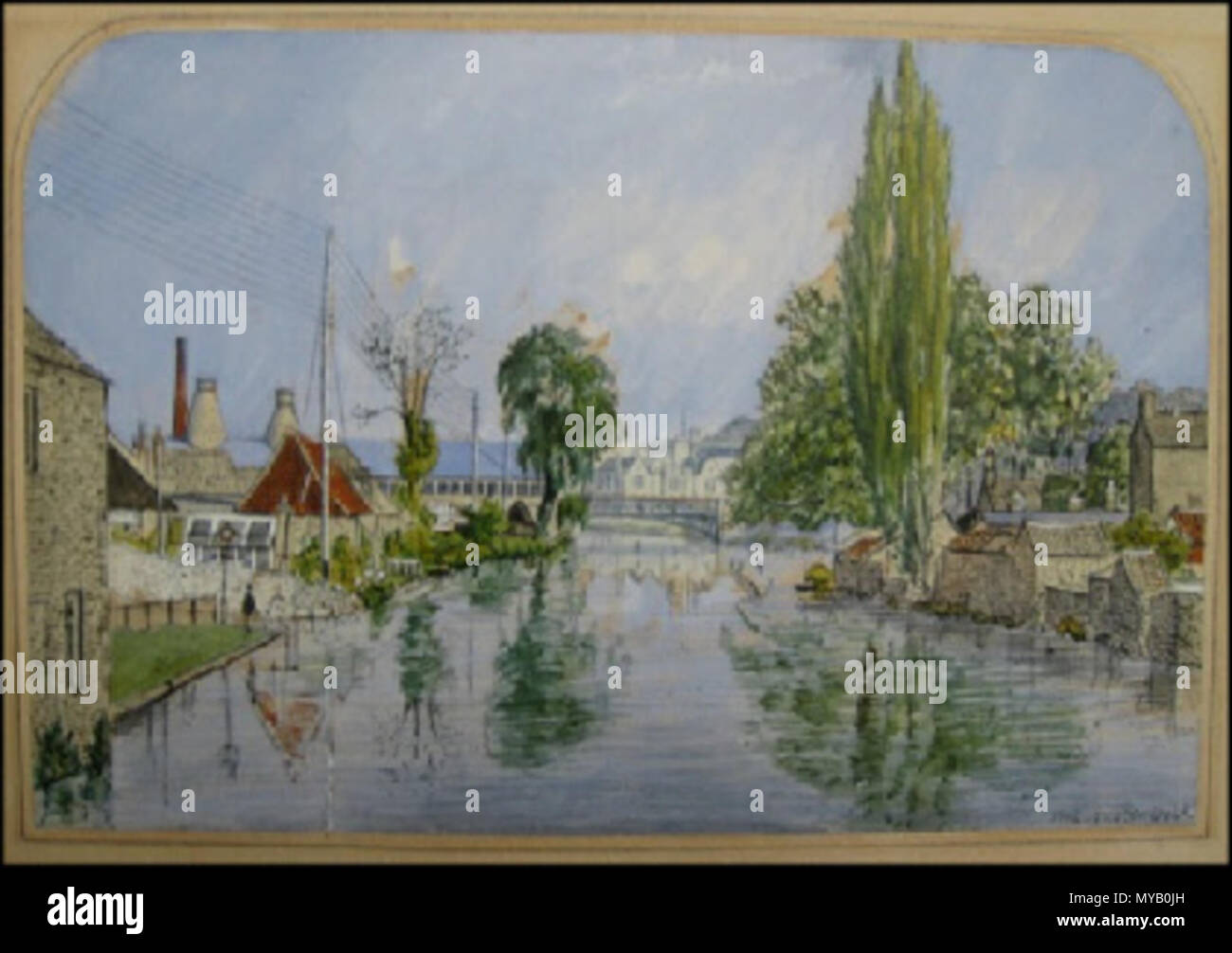 . A View from a Bridge by William Frederick Austin . circa 1870 ...