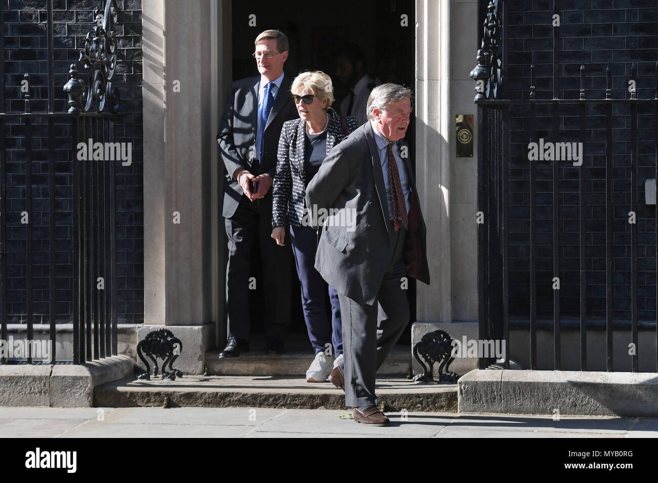 (left to right) Dominic Grieve, Anna Soubry and Ken Clarke leave 10 ...
