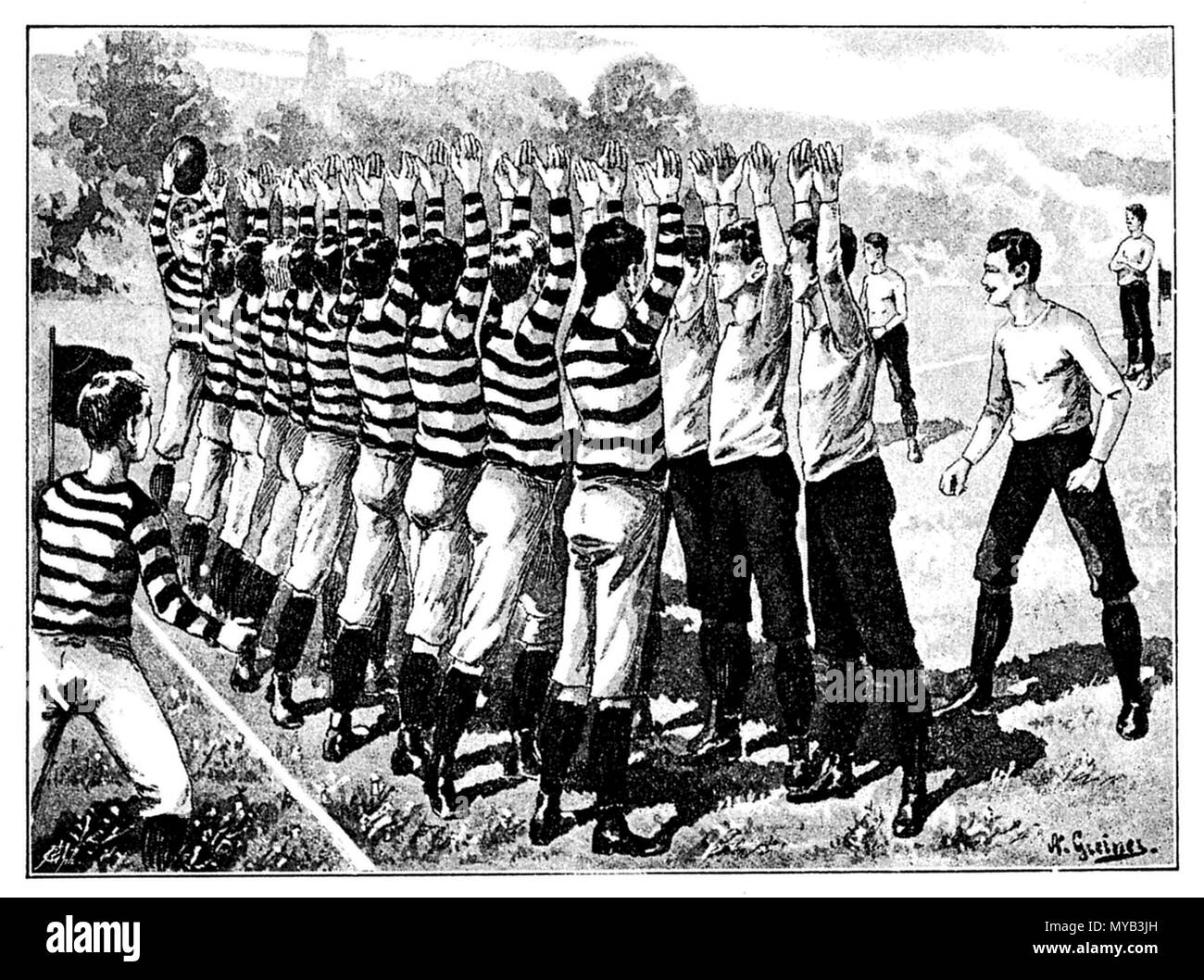 Rugby de Black and White Stock Photos & Images - Alamy