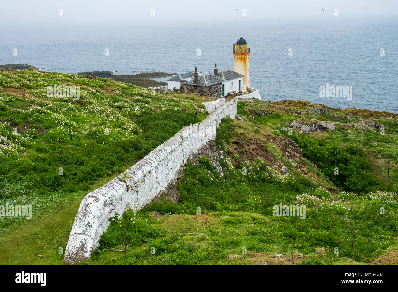 Low Light Lighthouse on Isle of May National Nature Reserve, Firth of ...