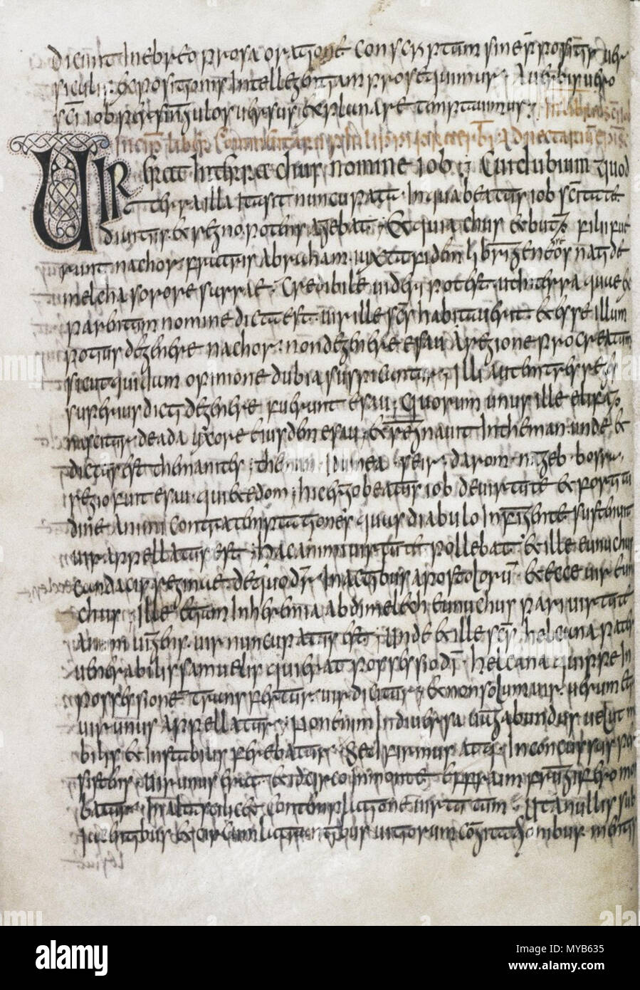 . English: Bodleian Library, MS Bodley 426 - folio 002v . 9th century ...