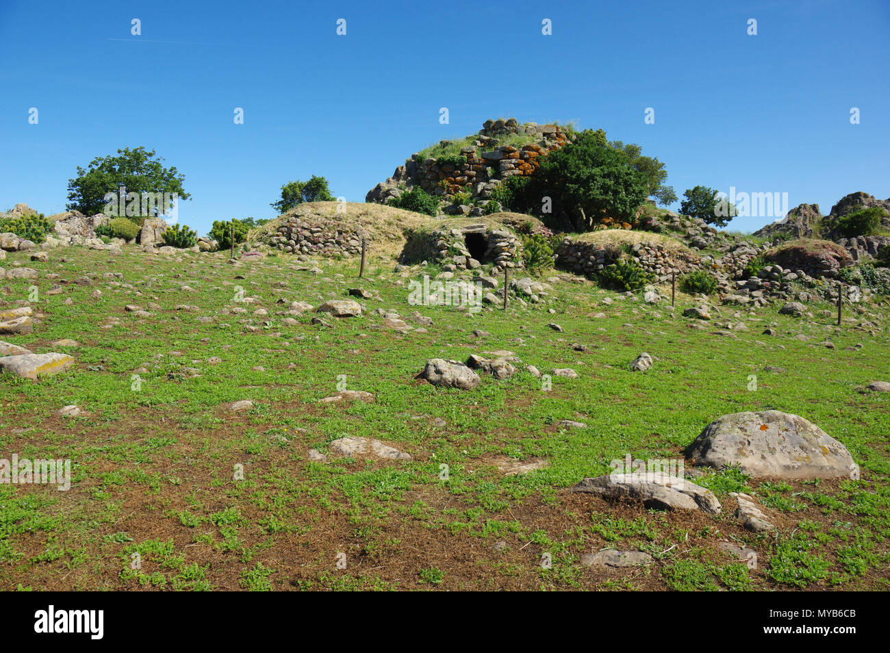 Macomer, Sardinia, Italy. Tamuli archeological area Stock Photo - Alamy