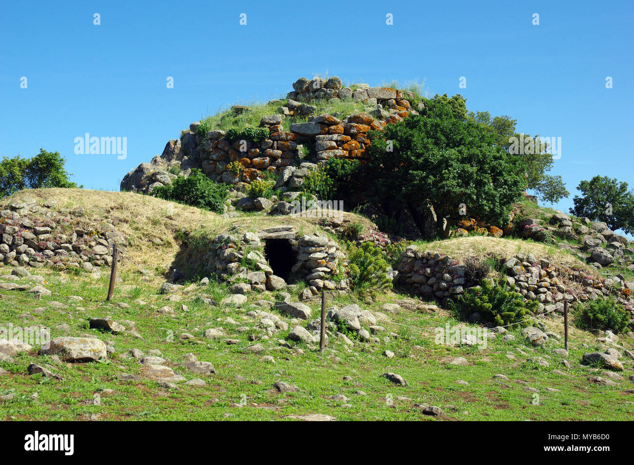 Macomer, Sardinia, Italy. Tamuli archeological area Stock Photo - Alamy