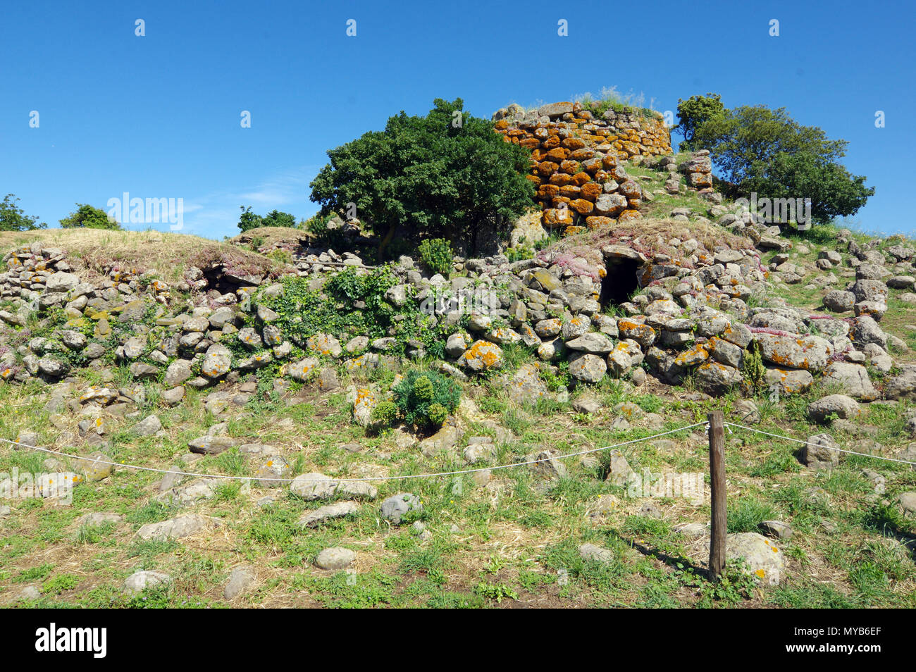 Macomer, Sardinia, Italy. Tamuli archeological area Stock Photo - Alamy