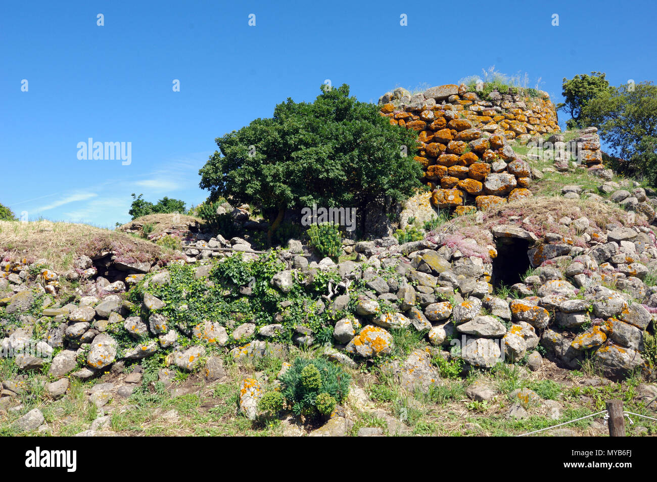Macomer, Sardinia, Italy. Tamuli archeological area Stock Photo - Alamy