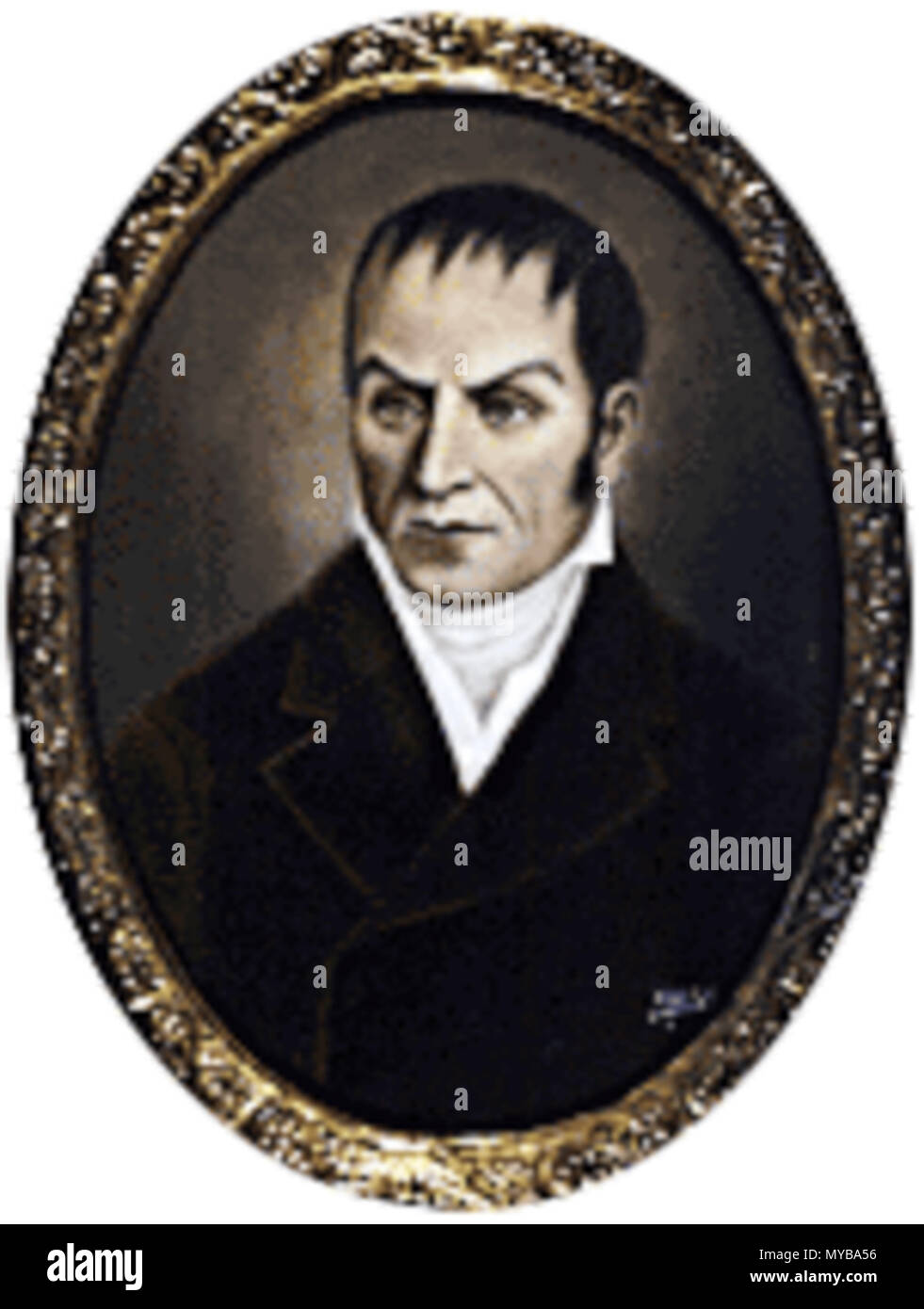 . Painting of Camilo Torres Tenorio, President of the United Provinces ...