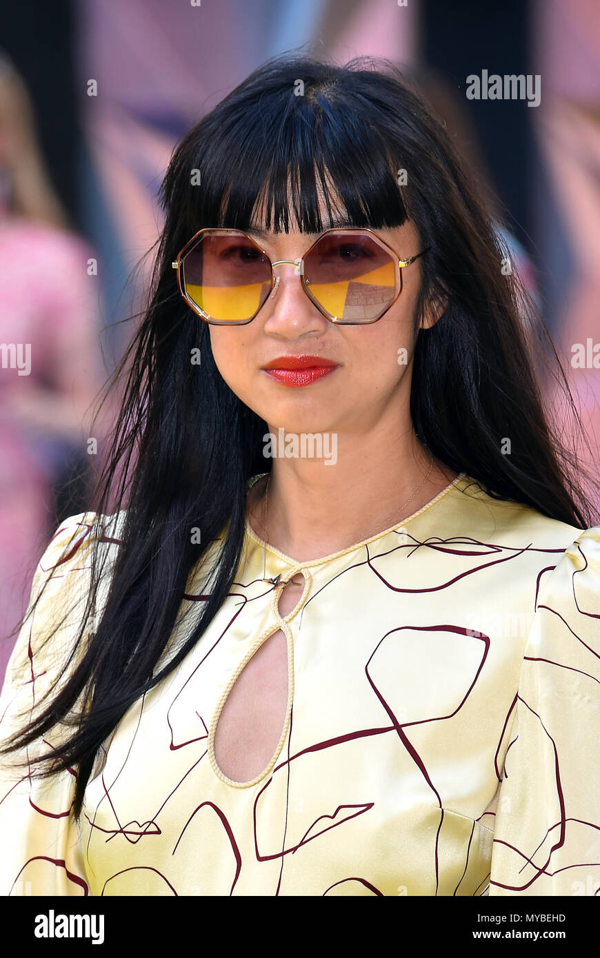 Mimi Xu arriving for Royal Academy of Arts Summer Exhibition Preview ...