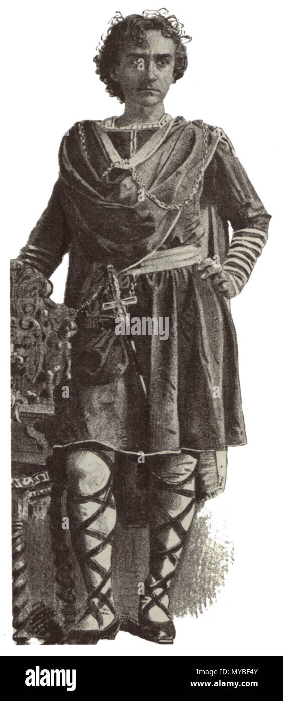 . American actor Edwin Booth as Hamlet, a very flamboyant role . 1870 ...