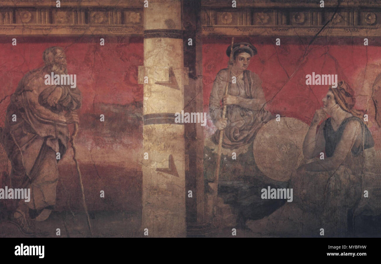 Cubiculum roman villa at boscoreale hi-res stock photography and images ...