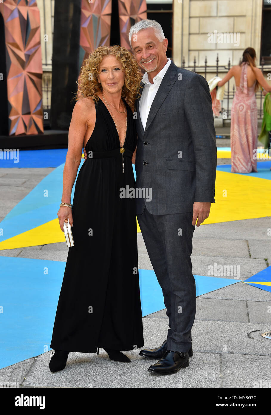 Kelly Hoppen and husband Graham Corrett arriving for Royal Academy of ...