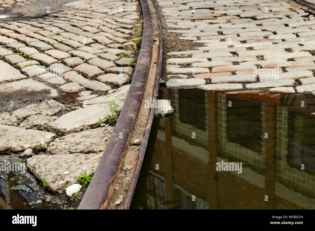 Old abandoned railway tracks Stock Photo - Alamy