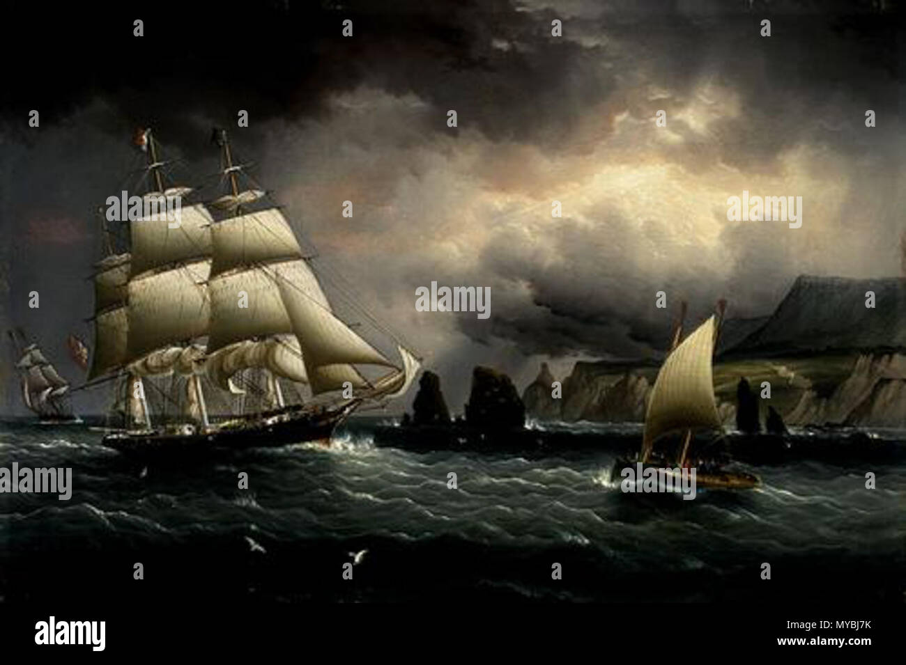 Clipper ship flying cloud hi-res stock photography and images - Alamy