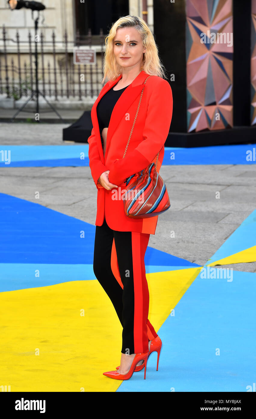 Grace Chatto arriving for Royal Academy of Arts Summer Exhibition ...
