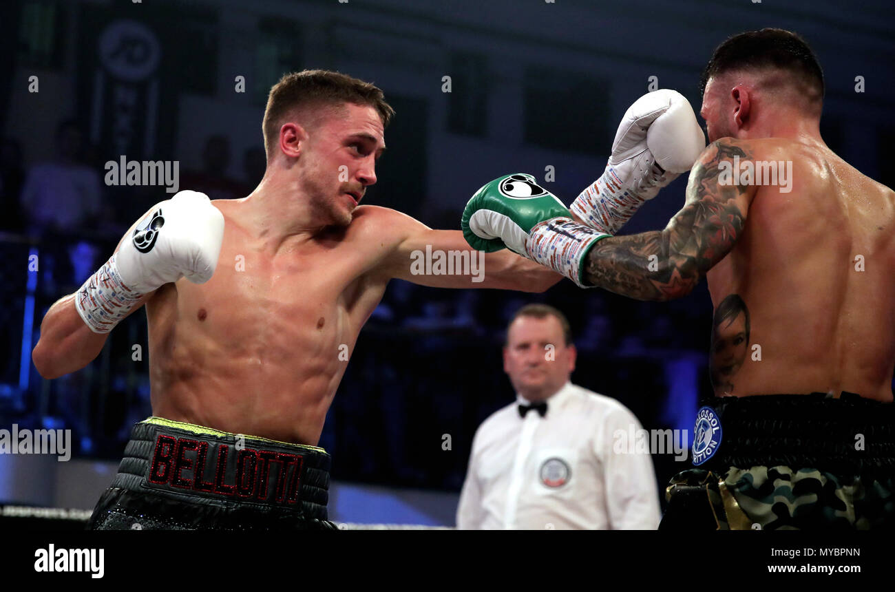 Commonwealth featherweight championship boutat york hall hi-res stock ...