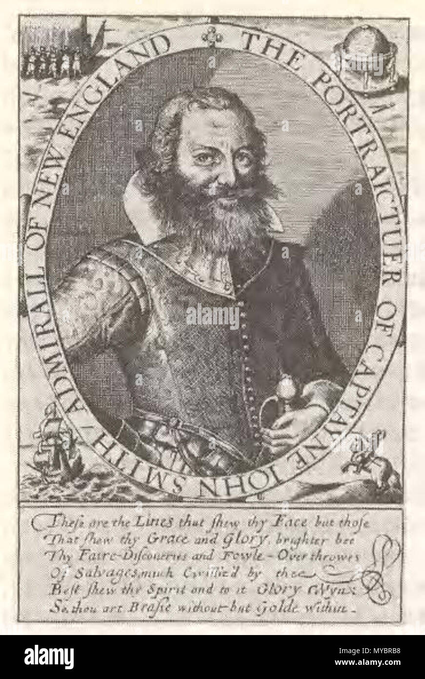 1600s portrait captain john smith hi-res stock photography and images ...