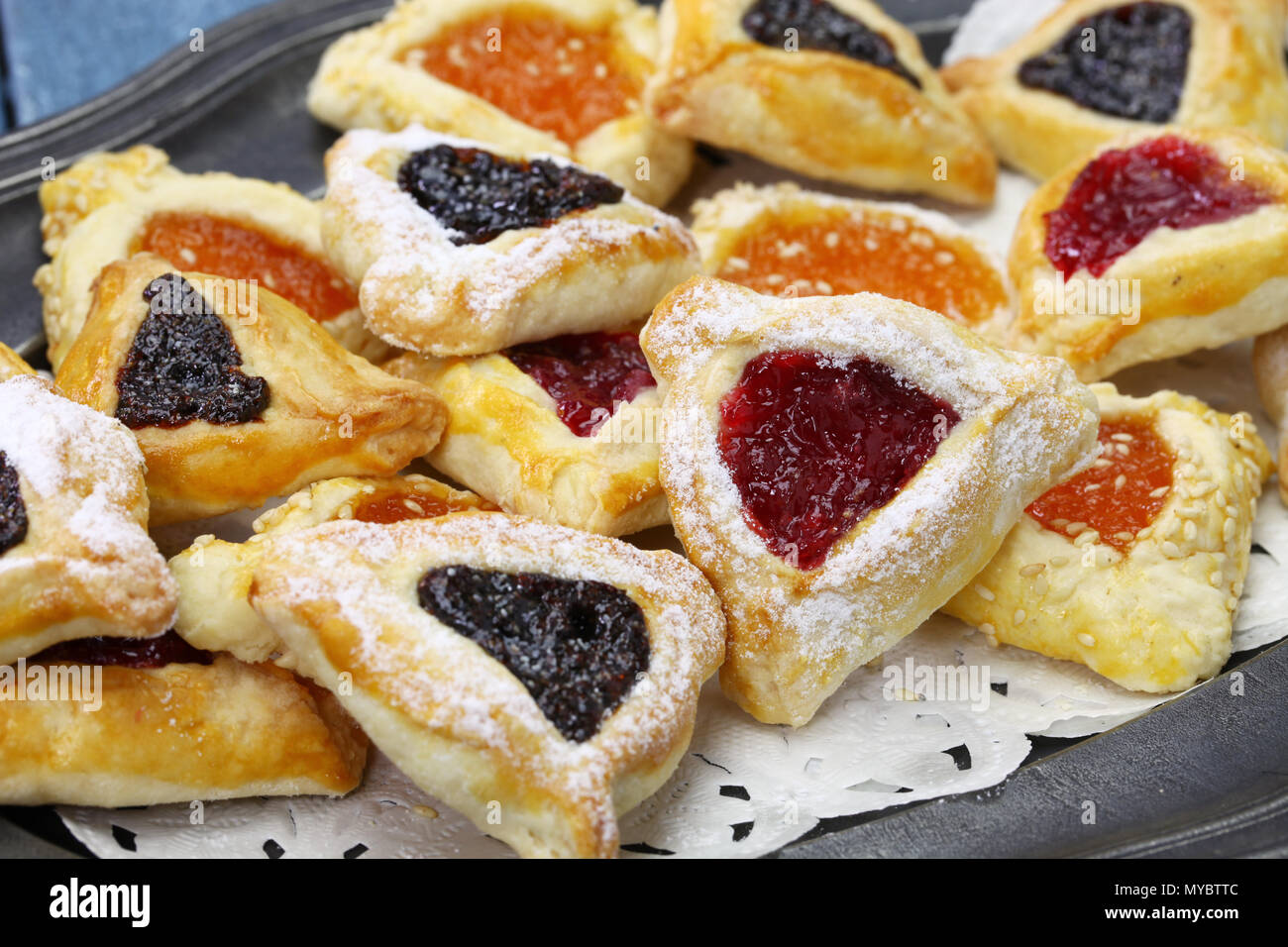 Purim cookies hi-res stock photography and images - Alamy