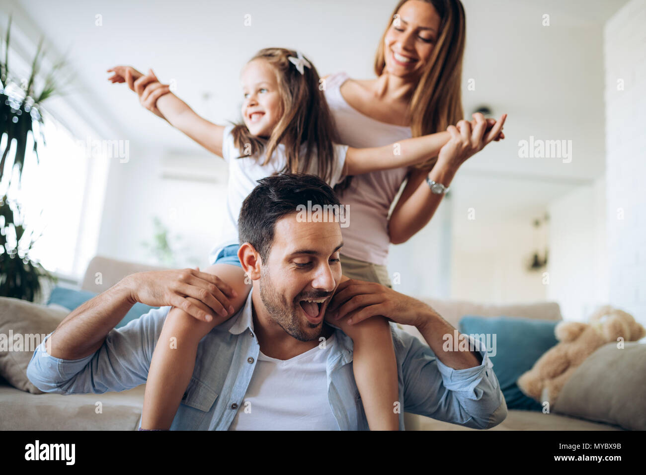 Family love home hi-res stock photography and images - Alamy