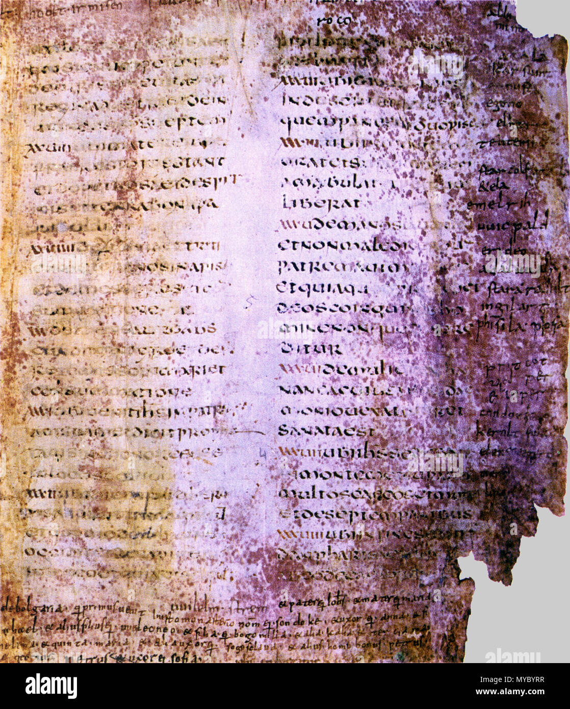. Page from... . from the Middle Ages, unknown 114 CividaleGospel Stock ...
