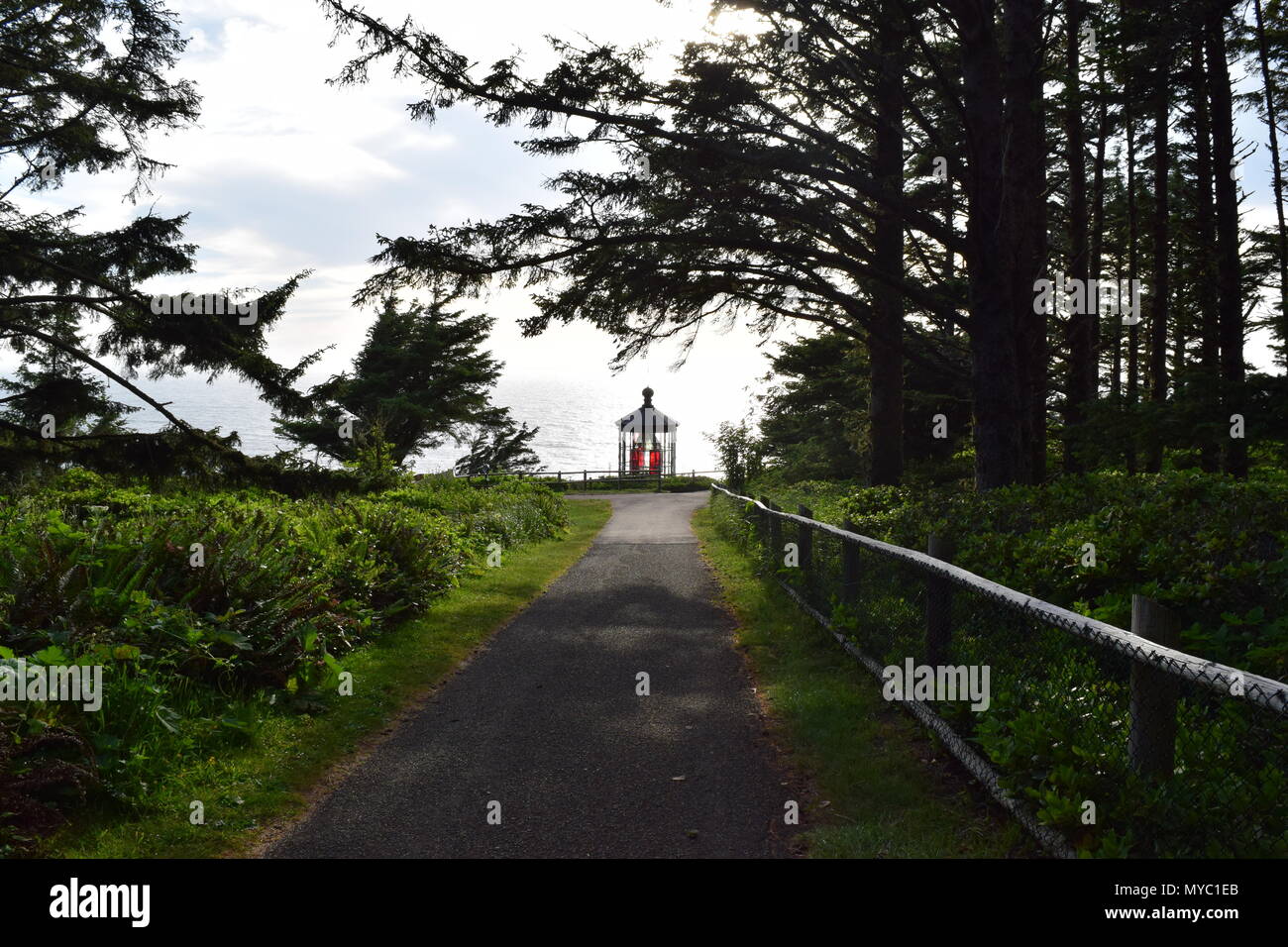 Cape Meares Lighthouse, Cape Meares State Park, Tillamook County ...