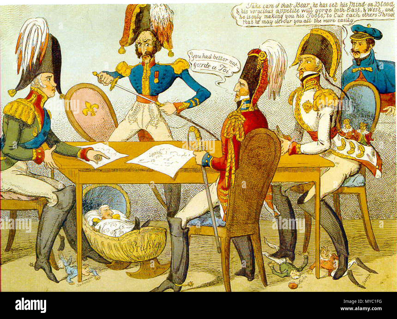 . Contemporary cartoon of the Congress of Verona 121 Congress of Verona ...