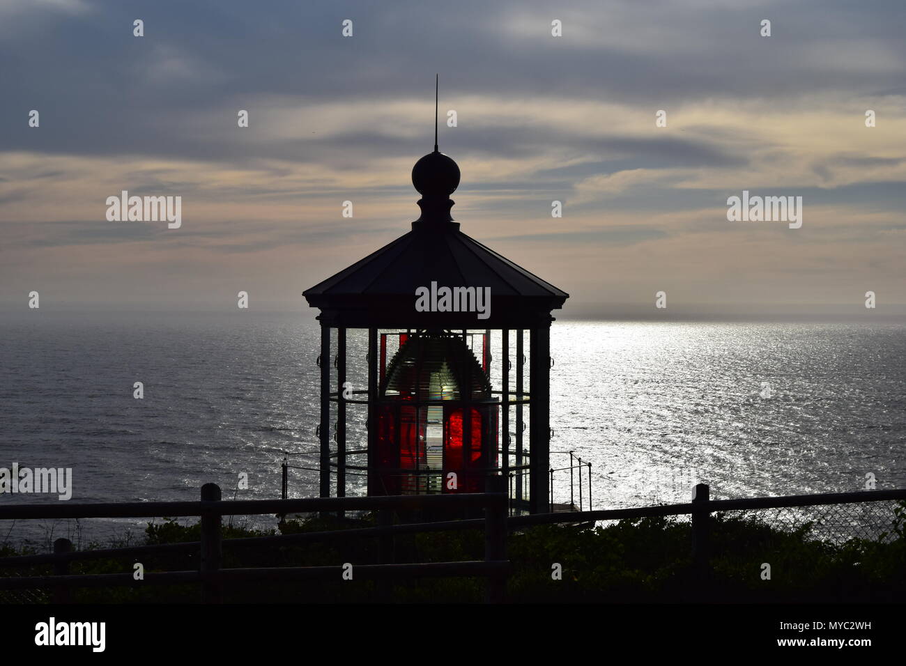Cape Meares Lighthouse, Cape Meares State Park, Tillamook County ...