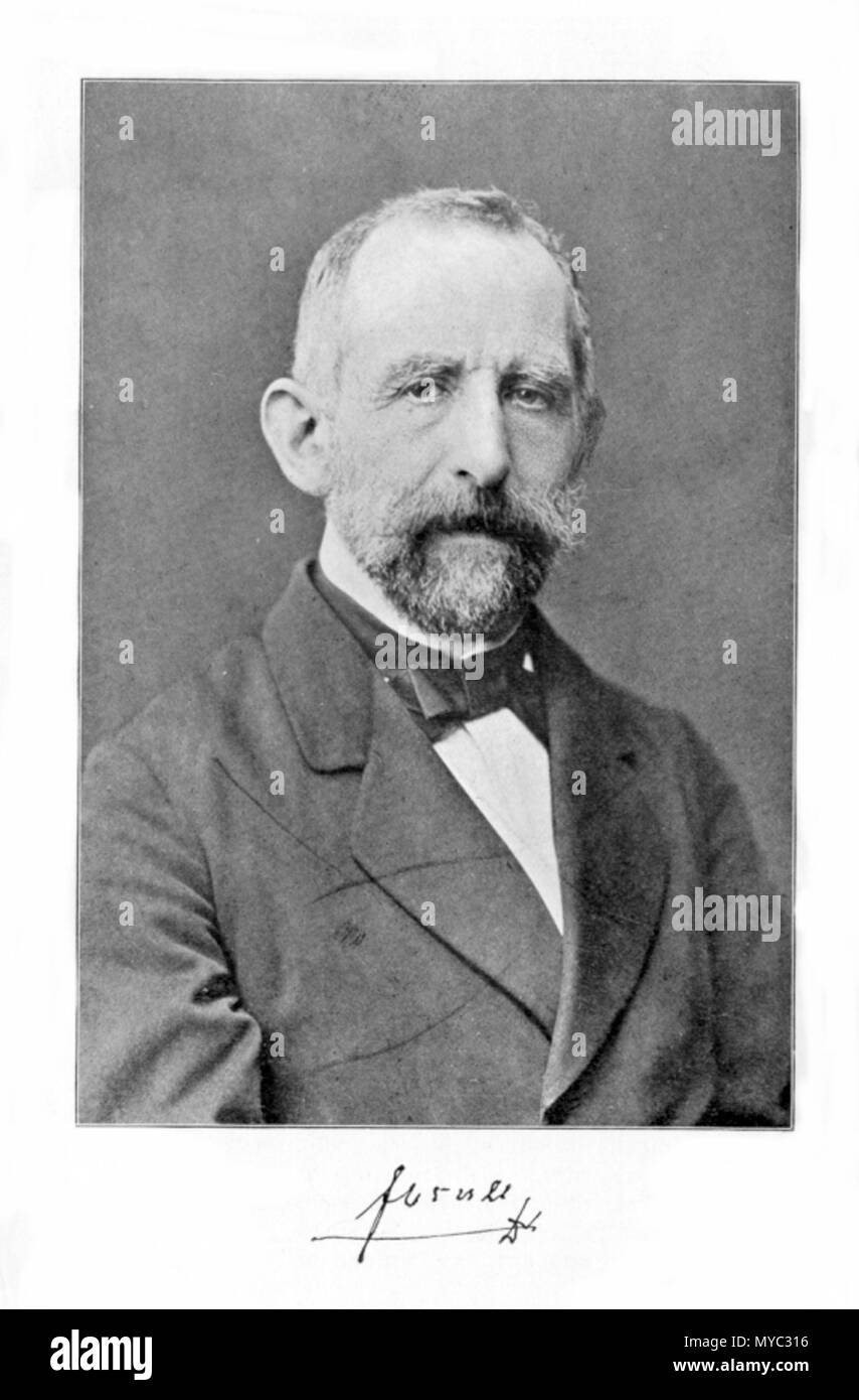 . English: Portrait photo and signature of w:de:Friedrich Crull, taken ...