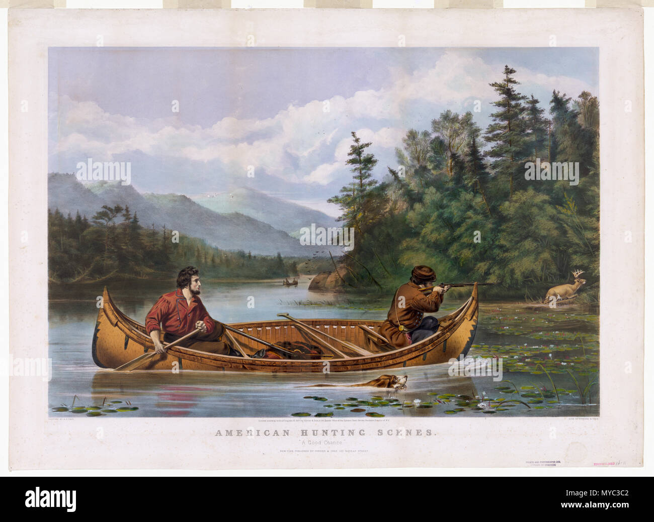 American hunting 1800s hi-res stock photography and images - Alamy