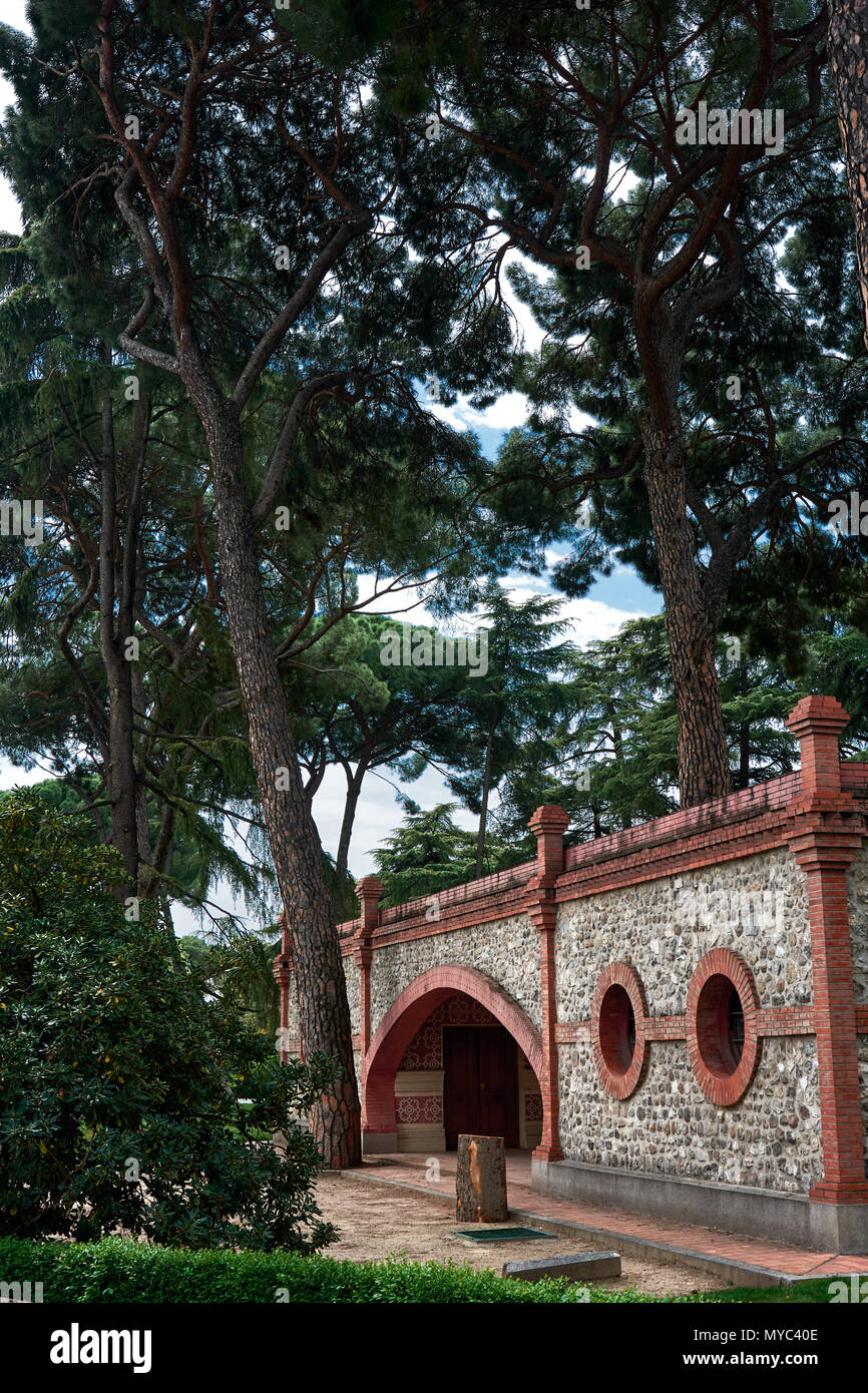 Picturesque structure in the Gardens of Cecilio Rodriguez in the Park ...