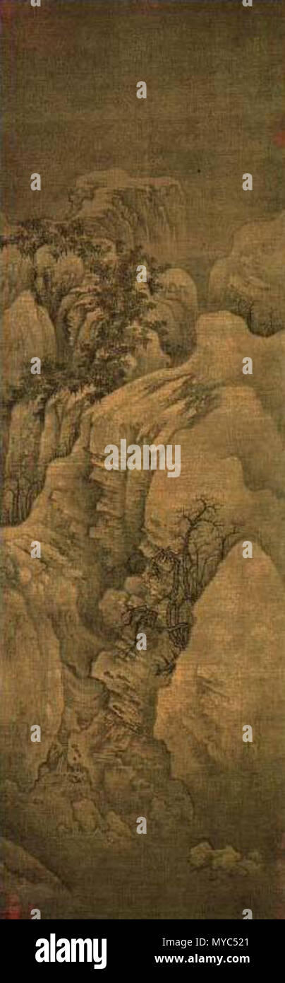 . English: Snow Mountains by Guo Xi, located in the Shanghai Museum ...