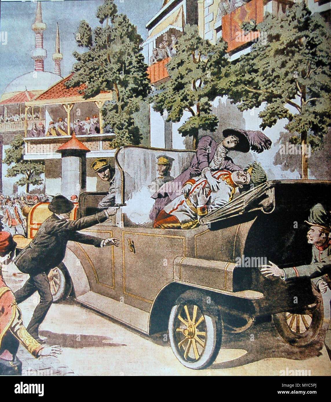 Assassination of archduke franz ferdinand of austria hi-res stock ...