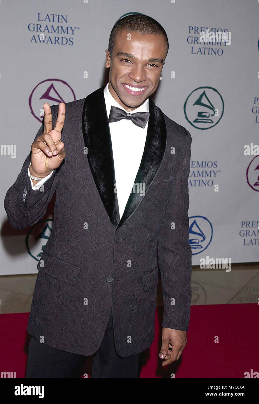 ca. 2000, Los Angeles, California, USA --- Alexandre Pires at the Latin ...