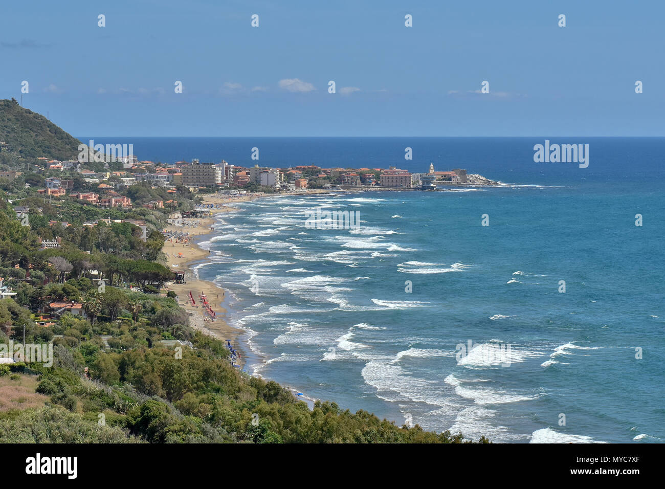 Acciaroli, marine country, Pollica, Cilento,Italy Stock Photo - Alamy