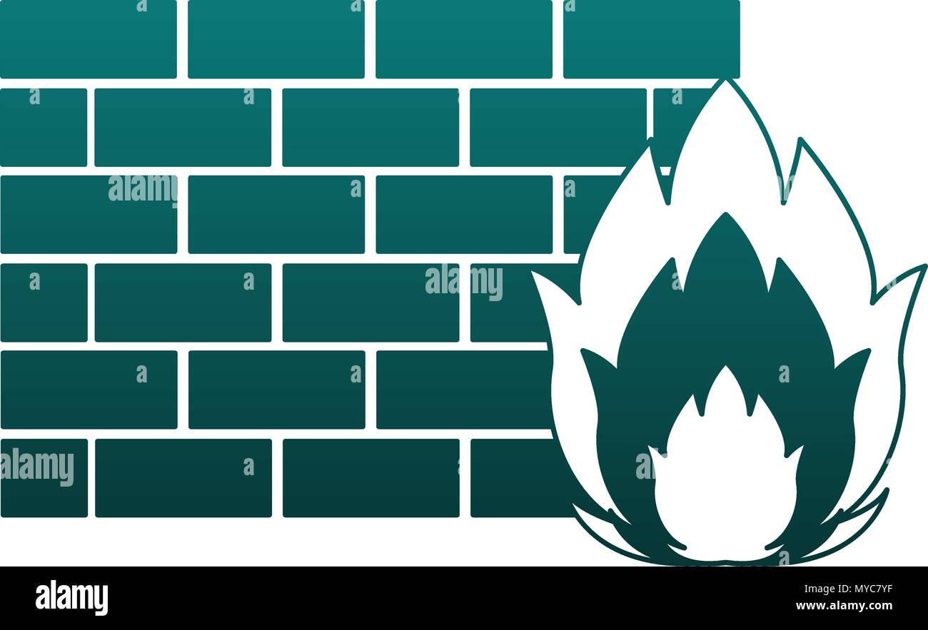 Firewall system technology blue lines Stock Vector Image & Art - Alamy