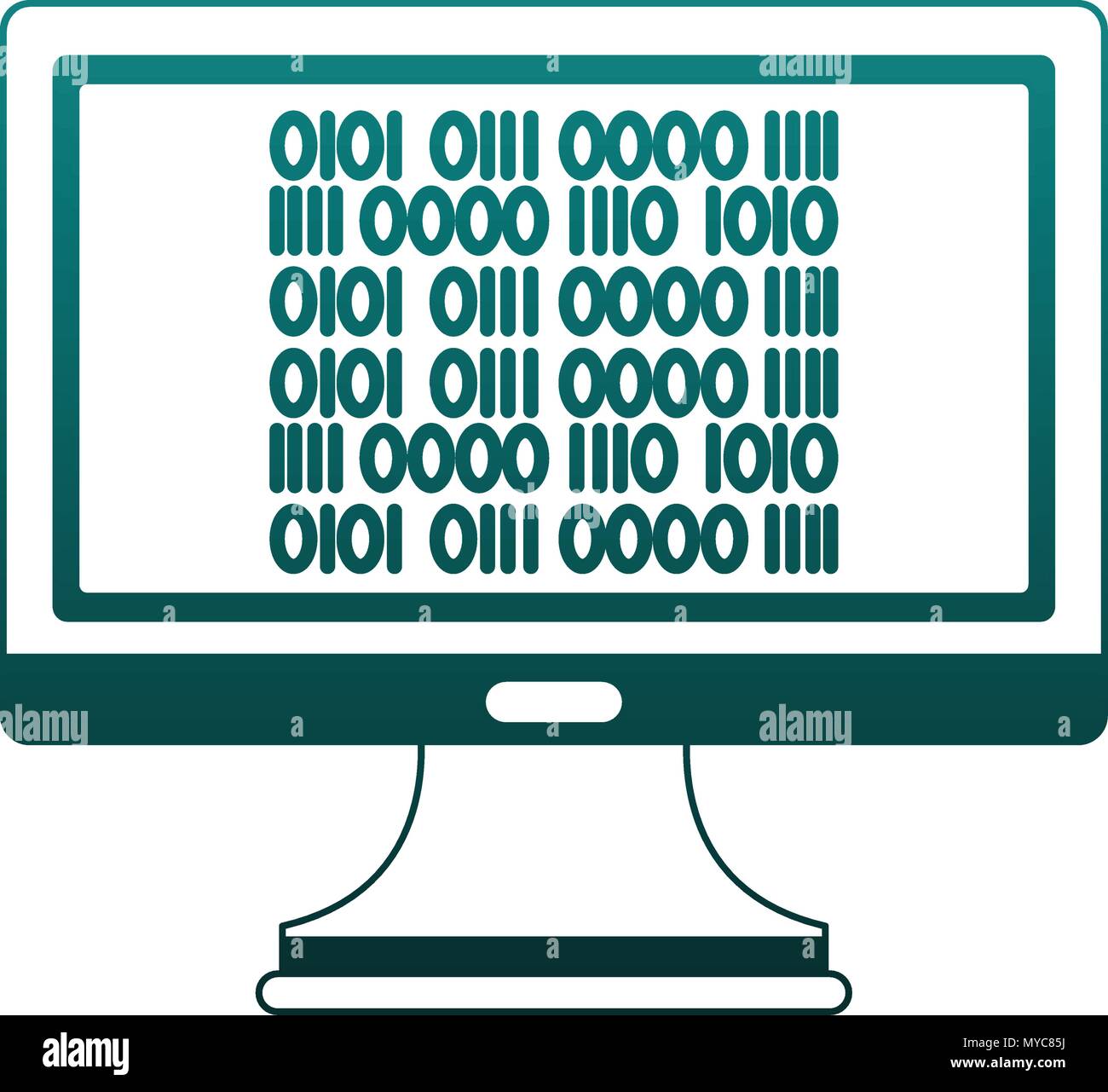 Programming codes computer symbol blue lines Stock Vector Image & Art ...