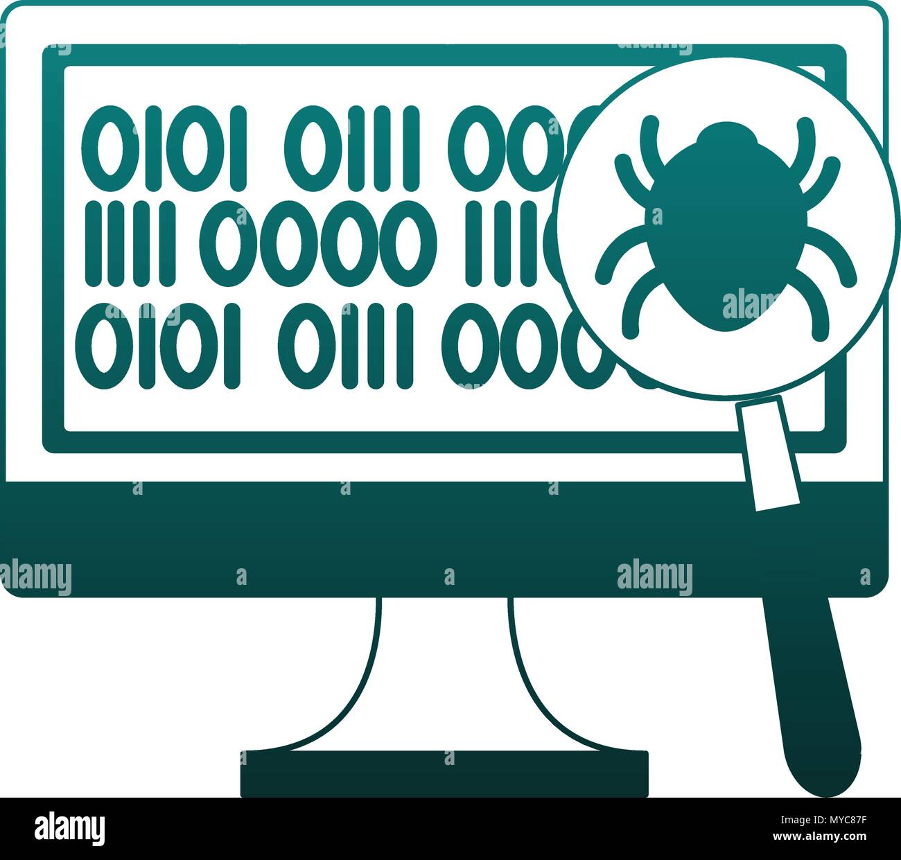 Programming codes computer symbol blue lines Stock Vector Image & Art ...