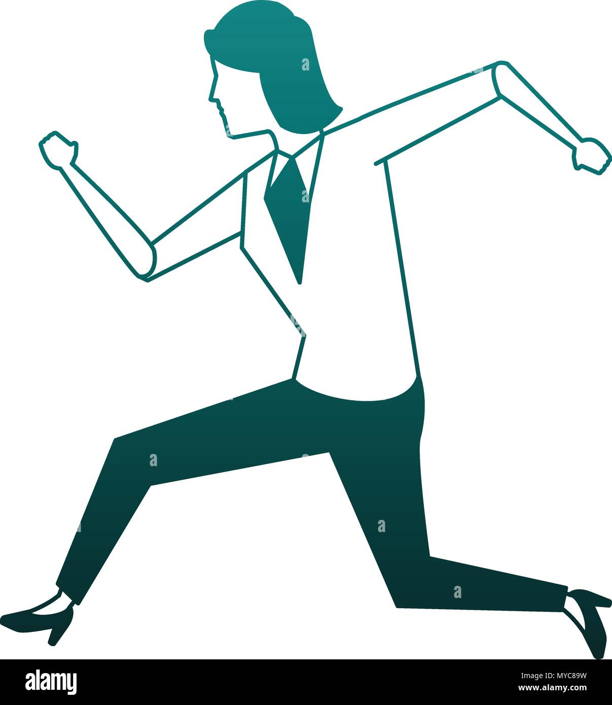 Blue lines running Stock Vector Images - Alamy