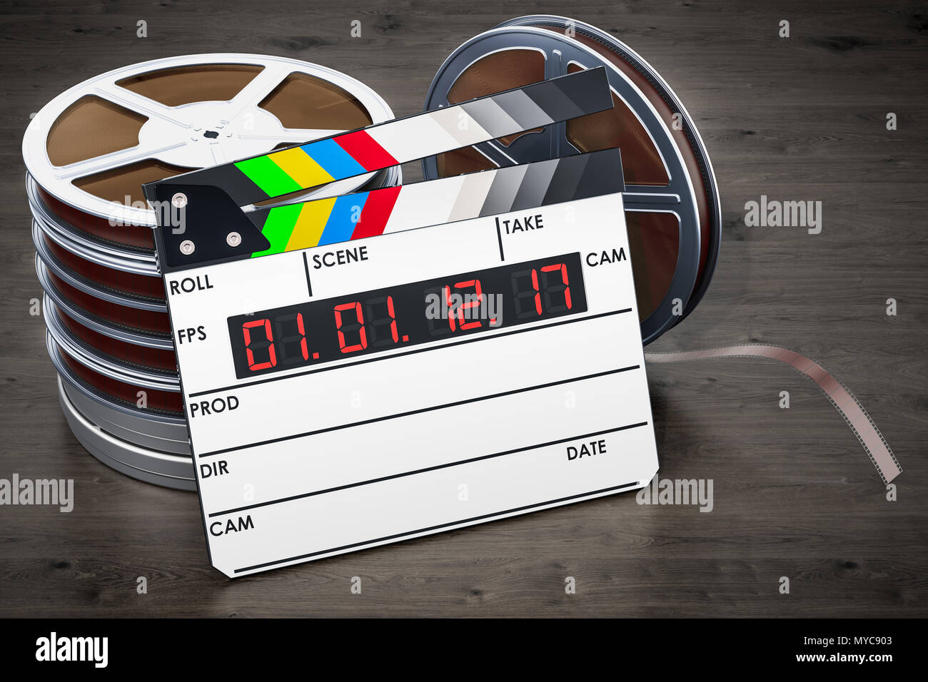 Digital clapper board hi-res stock photography and images - Alamy