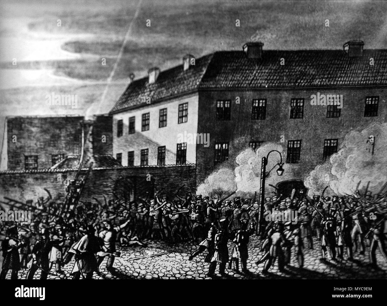 . Made on a summer day in the Museum of the Polish Army in Warsaw A ...